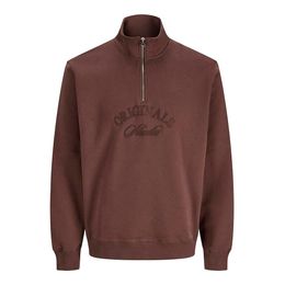 Jack & Jones JACK & JONES Junior Sweatshirt ''Bleecker'' in Braun - 53% | Gr&ouml;&szlig;e 140 | Kinder-sweatshirts-jacken