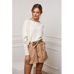 So Cachemire Pullover "Jackson" in Creme - 74% | Gr&ouml;&szlig;e M | Damen-pullover-cardigans