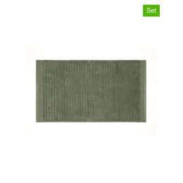 HNL 2er-Set: Handt&uuml;cher "Prestige" in Khaki - 59% | Gr&ouml;&szlig;e 50x100 cm | Badtextilien