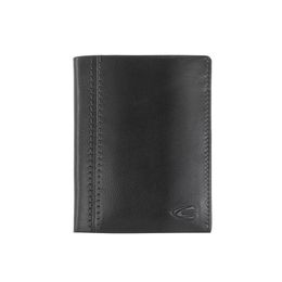 Camel Active Leder-Geldb&ouml;rse "Bilbao" in Schwarz - (B)10 x (H)12,7 x (T)1,5 cm - 32% | Herren-portemonnaies-etuis