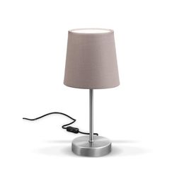 Briloner Nachttischlampe in Taupe - (H)30,8 cm - 43% | Tischleuchten