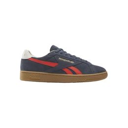 Reebok Leder-Sneakers "Club C Grounds" in Dunkelblau/ Rot - 57% | Gr&ouml;&szlig;e 44 | Herrensneakers