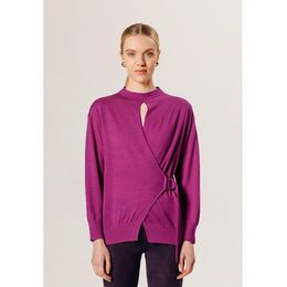 Rodier Wollpullover in Lila - 57% | Gr&ouml;&szlig;e M | Damen-pullover-cardigans
