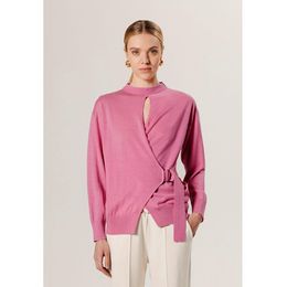 Rodier Wollpullover in Rosa - 60% | Gr&ouml;&szlig;e L | Damen-pullover-cardigans