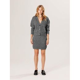 Rodier Cardigan in Anthrazit - 58% | Gr&ouml;&szlig;e M | Damen-pullover-cardigans