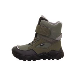 Superfit Leder-Winterboots "Rocket" in Khaki - 43% | Gr&ouml;&szlig;e 34 | Kinderstiefel