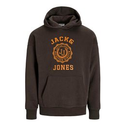 Jack & Jones JACK & JONES Junior Hoodie "Victo" in Braun - 57% | Gr&ouml;&szlig;e 152 | Kinder-sweatshirts-jacken