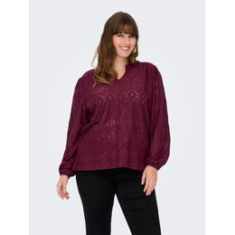 Only Bluse in Bordeaux - 13% | Gr&ouml;&szlig;e M-46/48 | Damen-blusen