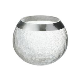 J Line Windlicht in Transparent/ Silber - (H)12,5 x &Oslash; 15,5 cm - 13% | Kerzen-vasen