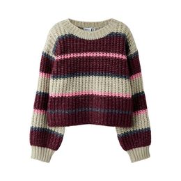 name it Pullover "Psubia" in Beige/ Bordeaux/ Rosa - 51% | Gr&ouml;&szlig;e 158/164 | Kinder-pullover
