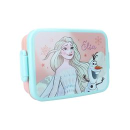 Disney Frozen Lunchbox "Frozen II Let's Eat!" in Rosa/ Hellblau - (L)16 x (B)13 x (H)5 cm - 21% | Aufbewahren-servieren