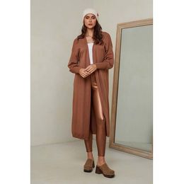 Jos&eacute;fine Longcardigan "Heviz" in Camel - 73% | Gr&ouml;&szlig;e L | Damen-pullover-cardigans