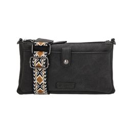 Beagles Umh&auml;ngetasche "Malaga" in Schwarz - (B)24 x (H)14 x (T)2 cm - 52% | Damen-taschen