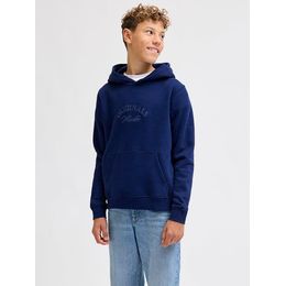 Jack & Jones JACK & JONES Junior Hoodie ''Bleecker'' in Dunkelblau - 51% | Gr&ouml;&szlig;e 140 | Kinder-sweatshirts-jacken