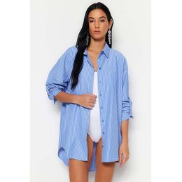 Trendyol Bluse in Blau - 43% | Gr&ouml;&szlig;e 36 | Damen-blusen