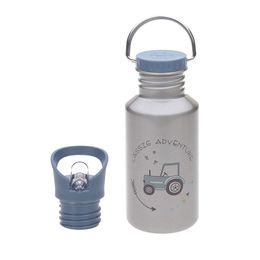 L&auml;ssig L&auml;ssig Trinkflasche "Adventure" in Silber/ Blau - 500 ml - 24% | Kinder-austruestung-accessoires