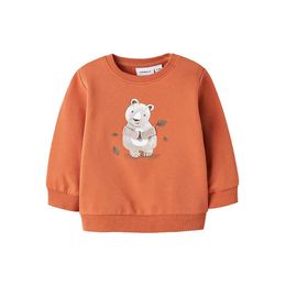 name it Sweatshirt "Fun" in Orange - 31% | Gr&ouml;&szlig;e 56 | Baby-sweatshirts-jacken