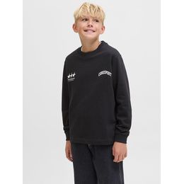 Jack & Jones JACK & JONES Junior Sweatshirt "Signal" in Schwarz - 30% | Gr&ouml;&szlig;e 164 | Kinder-sweatshirts-jacken