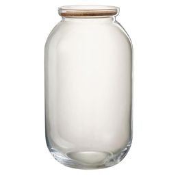 J Line Vorratsglas in Transparent/ Braun - (H)41 x &Oslash; 22 cm - 49% | Aufbewahren-servieren