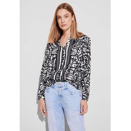 Street One Bluse in Schwarz/ Wei&szlig; - 46% | Gr&ouml;&szlig;e 36 | Damen-blusen