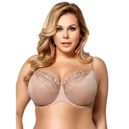 Gorsenia B&uuml;gel-BH in Beige - 53% | Gr&ouml;&szlig;e 75E | Damen-bhs