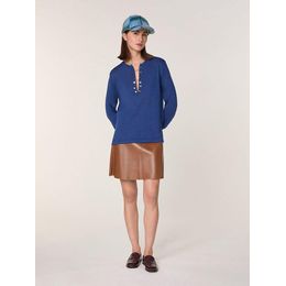 Rodier Wollpullover in Blau - 62% | Gr&ouml;&szlig;e M | Damen-pullover-cardigans