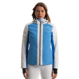 Fischer Ski-/ Snowboardjacke in Blau/ Wei&szlig; - 67% | Gr&ouml;&szlig;e L | Damen-outdoorjacken