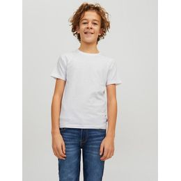 Jack & Jones JACK & JONES Junior Shirt in Wei&szlig; - 30% | Gr&ouml;&szlig;e 176 | Kinder-oberteile