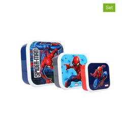 Spiderman 3er-Set Lunchboxen "Spiderman Let's Eat!" in Blau/ Rot - 27% | Aufbewahren-servieren