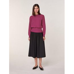 Rodier Wollpullover in Beere - 65% | Gr&ouml;&szlig;e S | Damen-pullover-cardigans