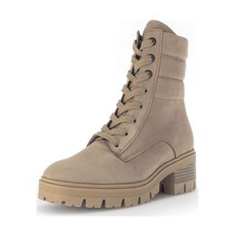 Gabor Leder-Stiefeletten in Beige - 66% | Gr&ouml;&szlig;e 38,5 | Stiefeletten