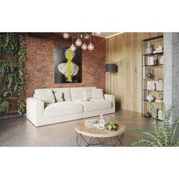 Home Affaire Big-Sofa &raquo;Innovid&laquo; Modernes Modul-Polsterprogramm beige 100% Polyester