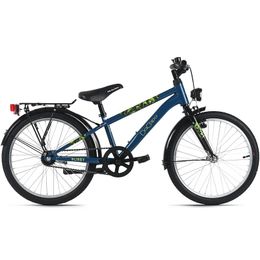 Dacapo Kinderfahrrad &raquo;20" Bobby Blau 1 Gang RH 27 cm mit Beleuchtung - Ab 6 Jahre&laquo; 1 Gang ohne Schaltung Kinderfahrrad