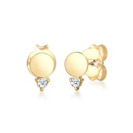 Elli DIAMONDS Damen Elli DIAMONDS Paar Ohrstecker &raquo;Ohrstecker Diamant Brillant (0.03 ct) 585 Gelbgold&laquo; gold