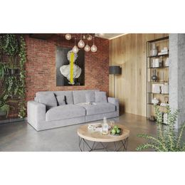 Home Affaire Big-Sofa &raquo;Innovid&laquo; Modernes Modul-Polsterprogramm silber 100% Polyester