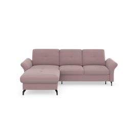 Home Affaire Ecksofa &raquo;Calando L-Form&laquo; wahlweise mit Bettfunktion, Bettkasten und Armteilfunktion lila 90% Polyester 10% Polyamid