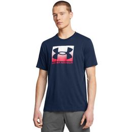Under Armour Damen T-Shirt &raquo;UA M BOXED SPORTS UPDATED SS&laquo; sportlicher Stil, Rundhalsausschnitt, aus Baumwolle und Polyester rot M