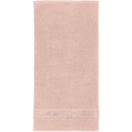 Schiesser Handt&uuml;cher &raquo;Turin aus 100% Baumwolle in dezenter Reiskornoptik&laquo; MADE IN GREEN by OEKO-TEX rosa Frottier, Frottier