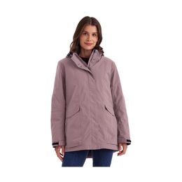 Killtec Damen Funktionsjacke &raquo;Damen Jacke&laquo; Wasserdichte, atmungsaktive Damenjacke mit abnehmbarer Kapuze lila 36
