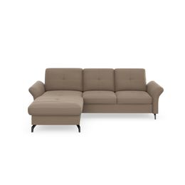 Home Affaire Ecksofa &raquo;Calando L-Form&laquo; wahlweise mit Bettfunktion, Bettkasten und Armteilfunktion grau 98% Polyester 2% Polyamid