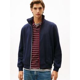 Tommy Hilfiger Damen Blouson &raquo;GLOBAL STRIPE ZIP THROUGH&laquo; ohne Kapuze Sweatjacke Freizeitjacke Regular fit, Stehkragen L