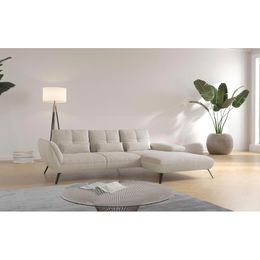 OTTO home Ecksofa &raquo;Mikado L-Form&laquo; inkl. Sitztiefenverstellung und Armteilverstellung beige 100% Polyester