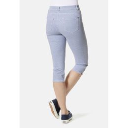 STOOKER WOMEN Damen STOOKER WOMEN 7/8-Jeans &raquo;Stripe Capri Skinny Fit&laquo; Skinny Fit Casual Clean Wash Denim Jeans Magic Shape Effekt f&uuml;r Damen blau 48, 