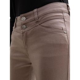 Tom Tailor Damen Tom Tailor Skinny-fit-Jeans &raquo;ALEXA&laquo; mit Beschichtung beige 34, L&auml;nge 32