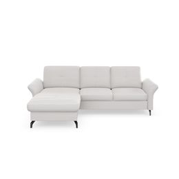 Home Affaire Ecksofa &raquo;Calando L-Form&laquo; wahlweise mit Bettfunktion, Bettkasten und Armteilfunktion silber 98% Polyester 2% Polyamid