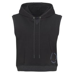 active by Lascana Lascana Active Damen LASCANA ACTIVE Hoodie, ohne &Auml;rmel blau XS (32/34)