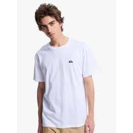 Quiksilver Damen T-Shirt &raquo;BASIC SHORT SLEEVE TEE YOUNG MEN&laquo; f&uuml;r Erwachsene, sportlicher Stil, aus Baumwolle wei&szlig; XL