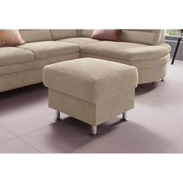 Home Affaire Hocker &raquo;Cardoso&laquo; mit Stauraum, passend zur Serie beige Struktur impr&auml;gniert (100% Polyester);Luxus-Microfaser ALTARA NUBUCK (100% 