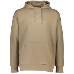 LINDBERGH Kapuzensweatshirt, mit K&auml;ngurutasche dk stone XL XL Hoodie von LINDBERGH