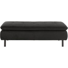 Home Affaire Hockerbank &raquo;Birkholm&laquo; passend zur Serie "Birkholm", B/T/H: 137/65/44 cm schwarz 100% Polyester